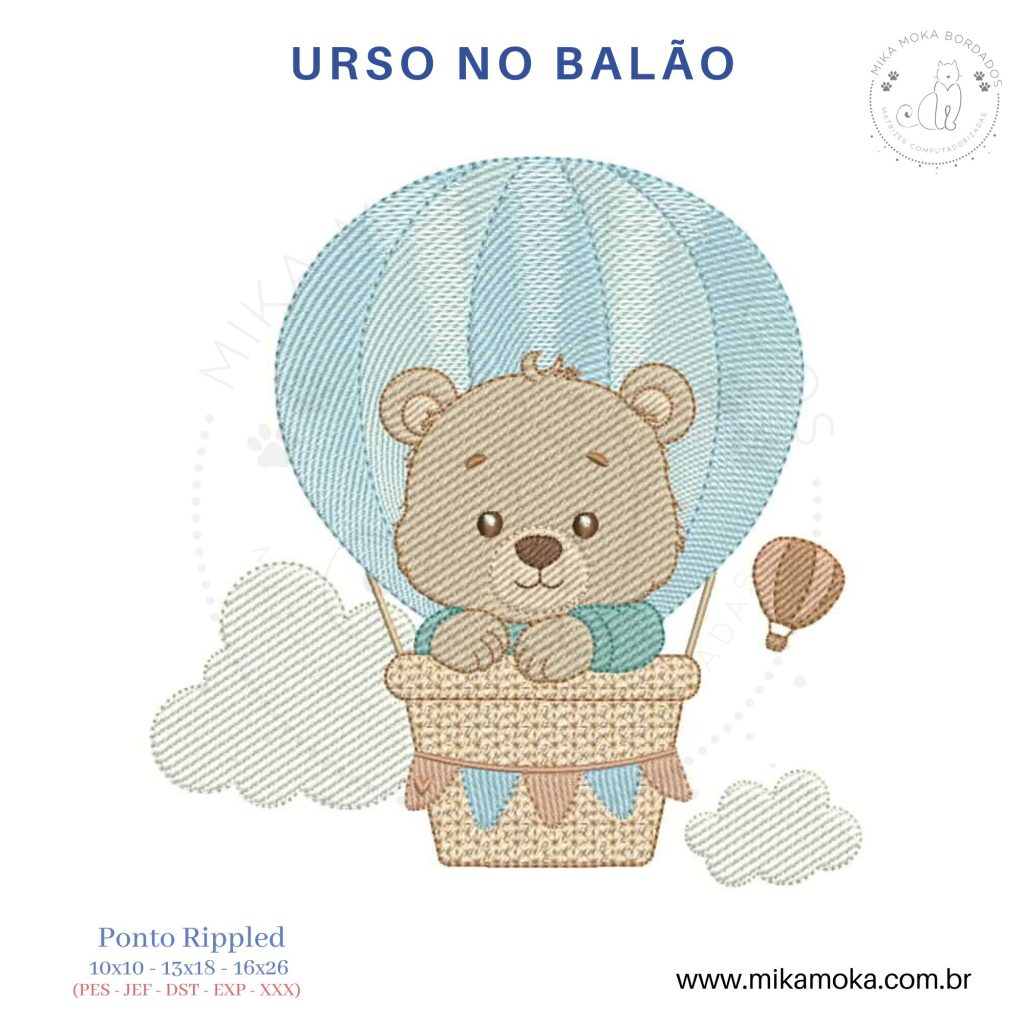Urso no Balão - Mika Moka